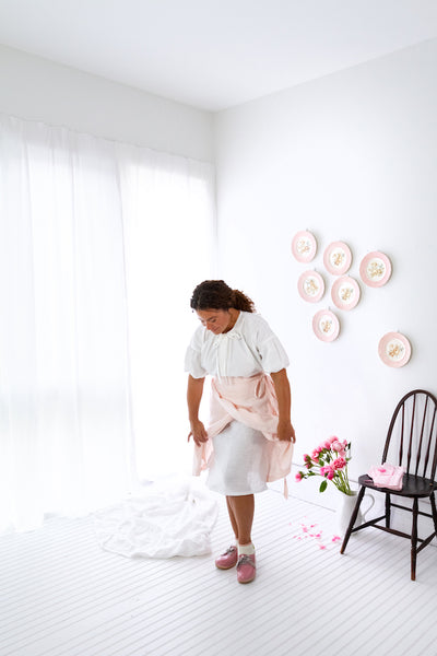 LINEN SHIMMY SLIP – LIBBIE SUMMERS
